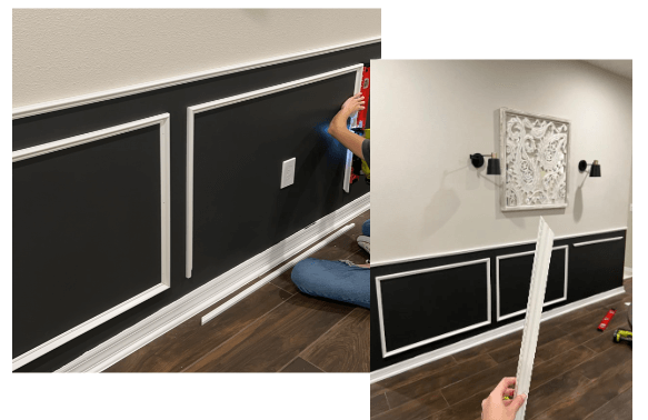 How to Install Wainscoting on Textured Walls | DIY Trim Guide