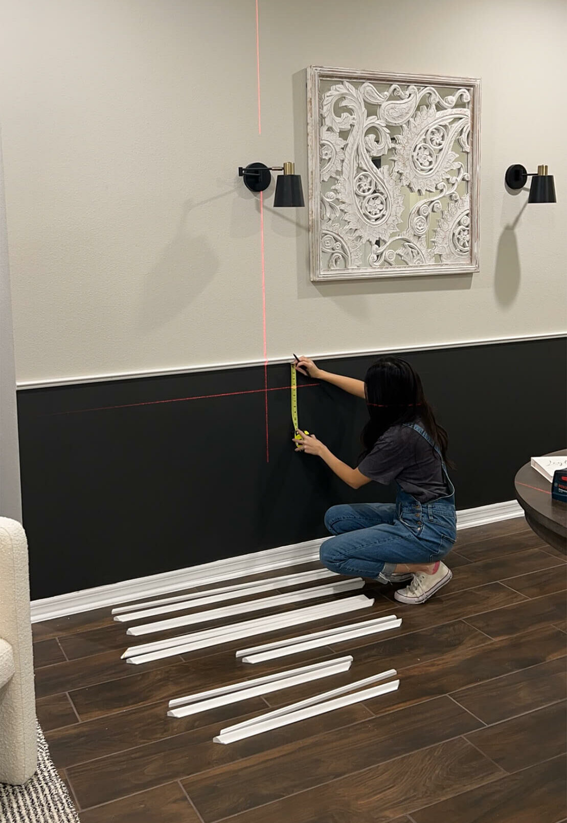 How to Install Wainscoting on Textured Walls | DIY Trim Guide