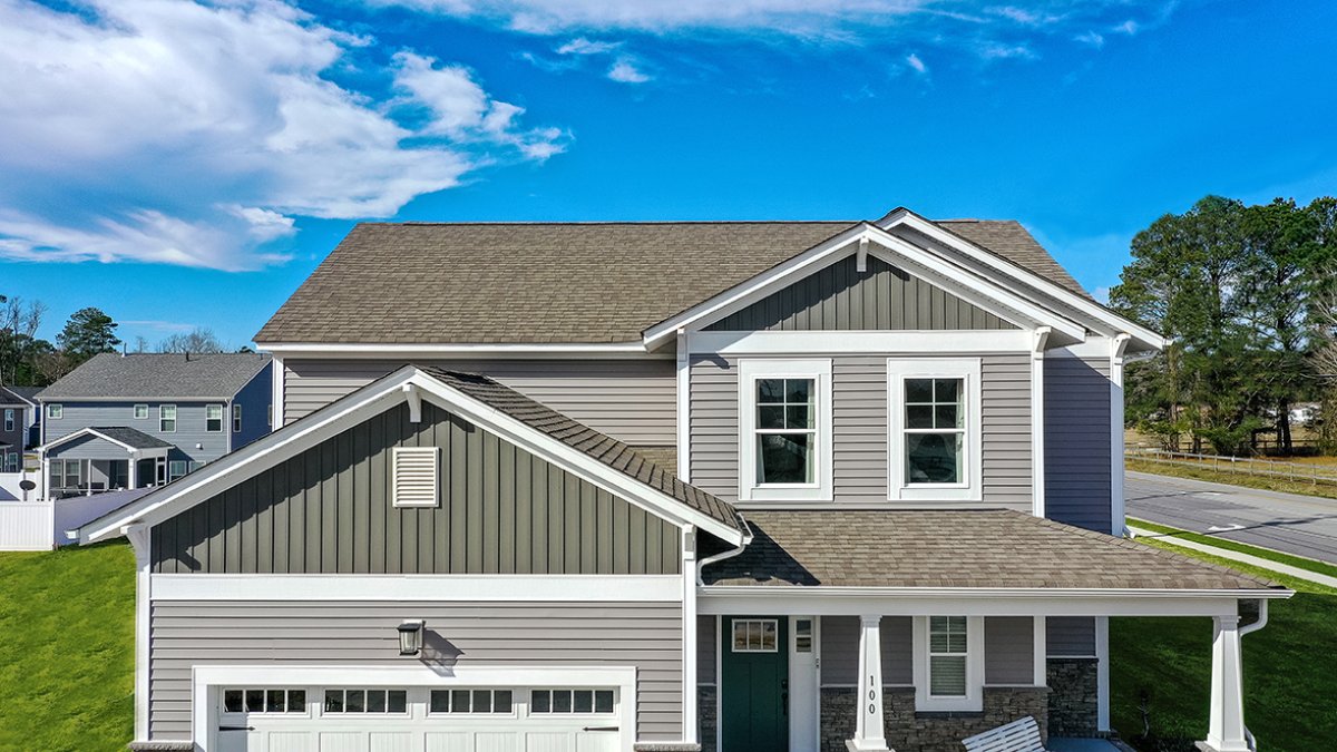 Residential D4 in Harvard Slate | Board & Batten Weathered Gray | Vinyl ...