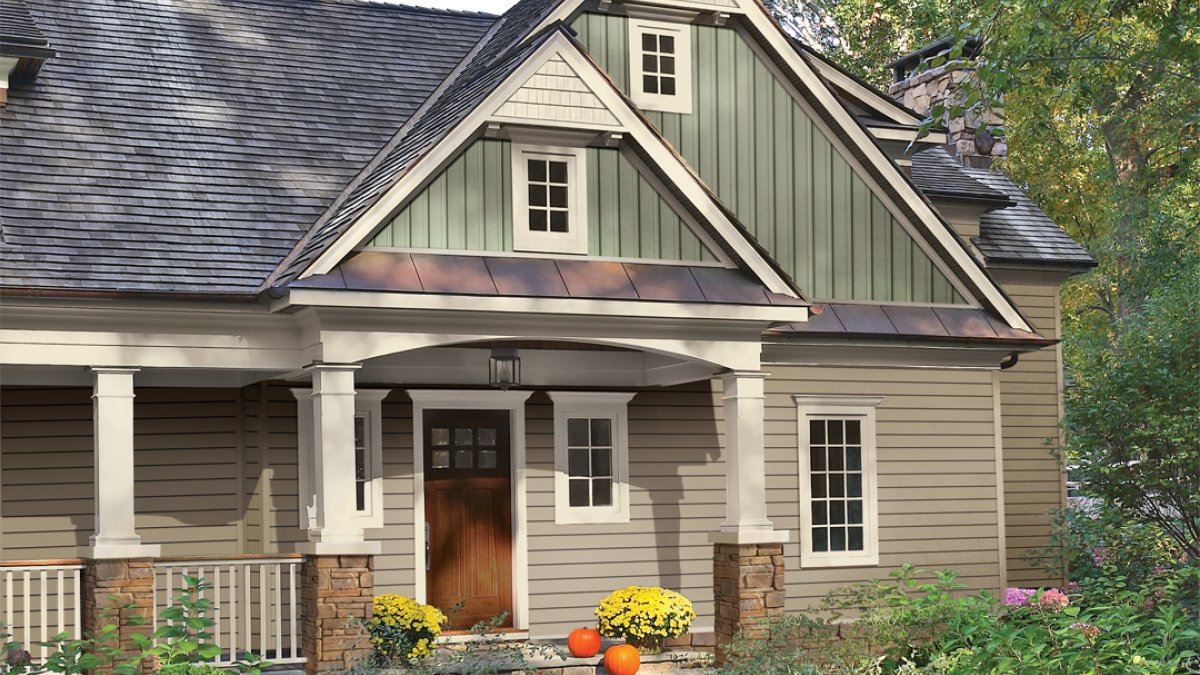 CraneBoard® D7 in Rye | CraneBoard® Board & Batten in Cypress | Trim in ...