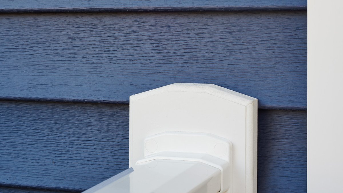 Market Square® D4 in Indigo | Royal® PVC Trim in White | Westlake Royal ...
