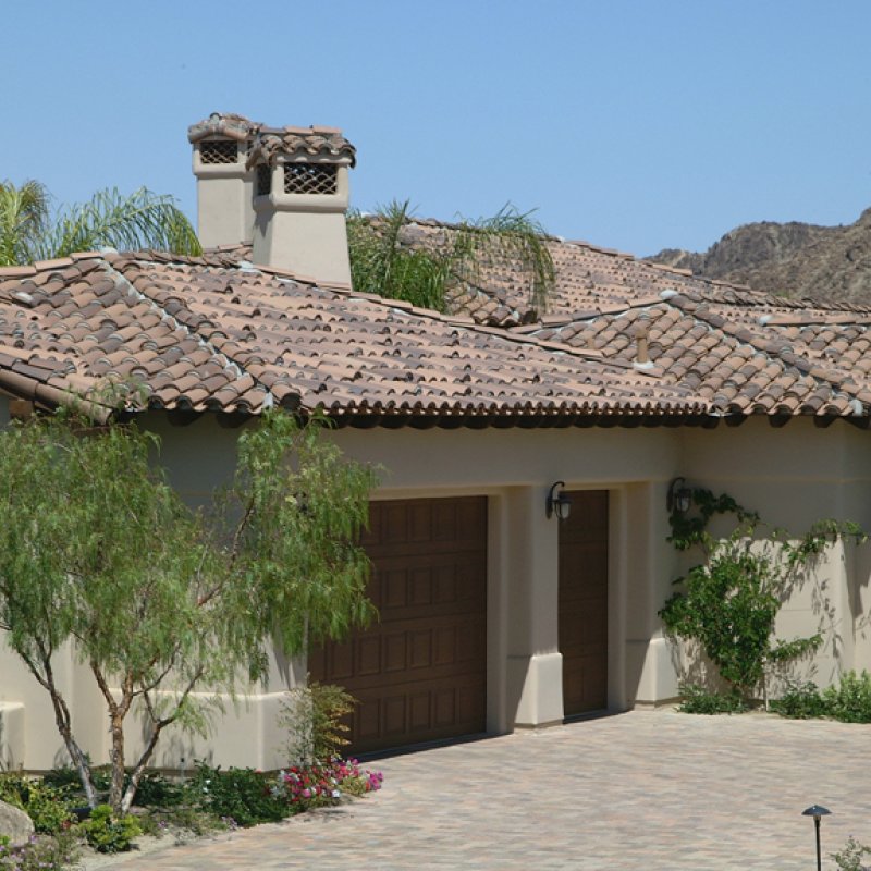 2-Piece Mission Clay Roof Tile | US Tile Barrel Tiles